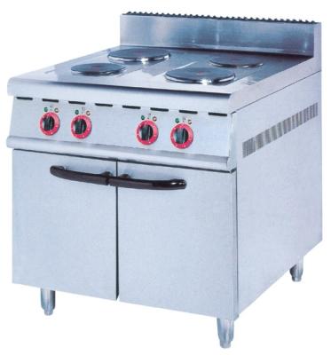 Cina Fornello capo 4/6 elettrici occidentali della piastra riscaldante dell'attrezzatura della cucina con il forno ZH-TE-4 in vendita