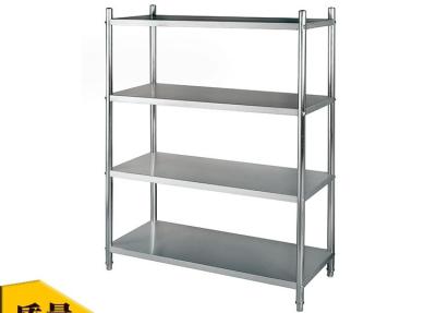 Scaffale dell'acciaio inossidabile 4-Layer per stoccaggio tutto il pannello piano 1800*500mm della tenuta