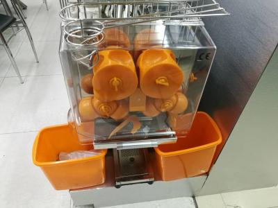 China Automatic Orange Juicer 20 Orange/min Transparent Front Cover Orange Processing Equipments for sale
