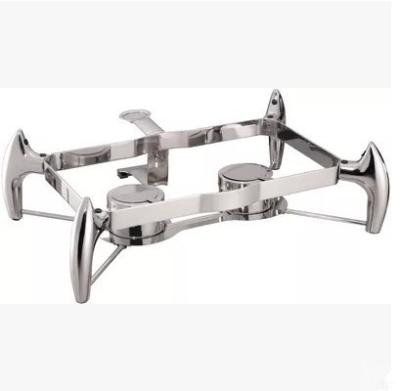 China Buffet Stainless Steel Cookwares Mechanical Hinge Induction Chafing Dish Full Size Food Pan 9.0Ltr Glass Window Lid for sale