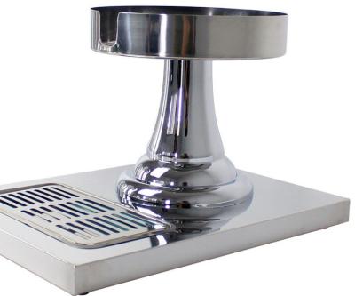 China 3-Head Beverage Dispenser 3 x 8.0Ltr Polycarbonate Container Stainless Steel Domed Lid Drip Free Spout for sale