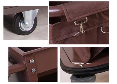 Cina Il PVC a 6 pollici facoltativo/PPR di multi stili delle attrezzature di servizio in camera del carrello dell'hotel spinge in vendita