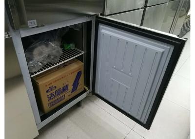 China Low Power Consumption Commercial Refrigerator Freezer Highly Firm Adjustable Shelves for sale