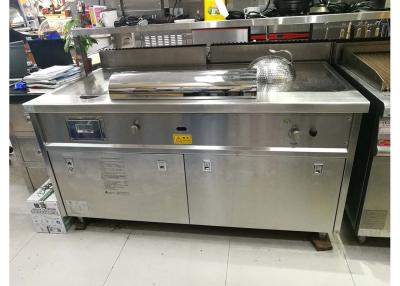 Cina Teppanyaki personalizza la superficie commerciale del piatto del ferro della griglia di Teppanyaki di rettangolo dell'attrezzatura GPL del buffet in vendita