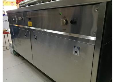 Cina Teppanyaki personalizza la superficie commerciale del piatto del ferro della griglia di Teppanyaki di rettangolo dell'attrezzatura GPL del buffet in vendita