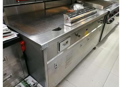 Cina Teppanyaki personalizza la superficie commerciale del piatto del ferro della griglia di Teppanyaki di rettangolo dell'attrezzatura GPL del buffet in vendita