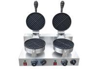 Cina Attrezzatura commerciale 2600W 220V di snack bar del panettiere della cialda della testa del doppio di uso in vendita