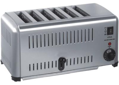 China Commercial 6 / 4 Slice Electric Toaster Snack Bar Equipment / Toast Bread Machine for sale