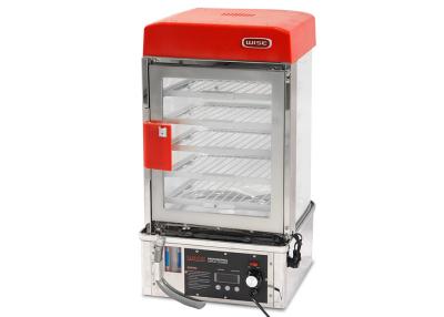 China Elektrische de Stoomboot van de Broodvertoning/van het Voedselverwarmingstoestel Vertoning met Automatische Countertop van de Temperatuurcontrole 5 Lagen Te koop