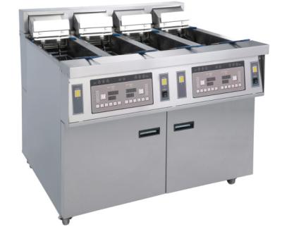 Cina Attrezzature commerciali inossidabili/4x13L quattro della cucina - friggitrice di Cylider con il Governo in vendita