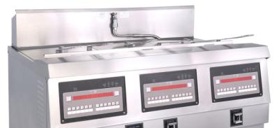 Cina 25x3L 3 elettrici - friggitrice dell'acciaio inossidabile del canestro del carro armato quattro con il Governo in vendita