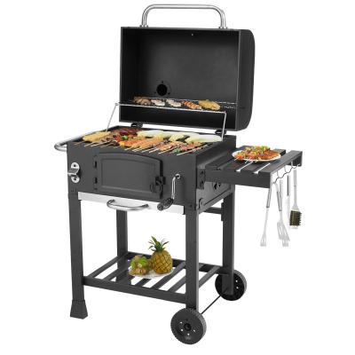 Cina Fumatore commerciale classico della griglia del BBQ del carbone del cortile del barbecue delle attrezzature della cucina con il carrello in vendita