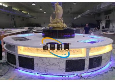 Cina Contatore commerciale di marmo del buffet di Antivari di insalata delle Tabelle di buffet/delle attrezzature esposizione del buffet in vendita