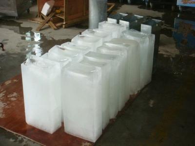 China Low Noise 1.00mm ice Block Commercial Refrigerator Freezer 6720kg / 24hours for sale