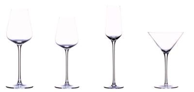 Cina Vetro nobile ed elegante estremo della trasparenza di marca eccellente, vino rosso, alto silicato del boro, regali di lusso infrangibili in vendita