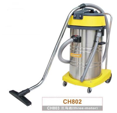 China Powerful 80L Wet And Dry Vacuum Cleaner / Room Service Equipment With Stainless Steel Bag Tank for sale