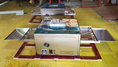 China Forno comercial da pizza do transporte do gás da convecção do ar quente dos equipamentos da cozinha 12KW tipo da esteira rolante de 12 polegadas à venda