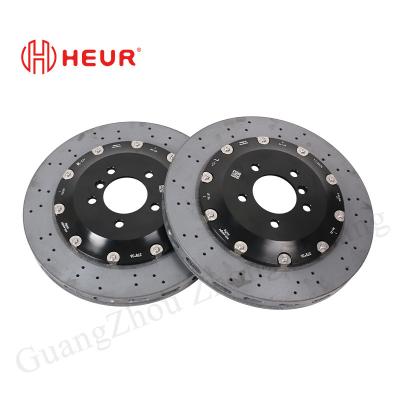 Cina HEUR Frontale (Customizzato) 380mm Carbon Ceramic Disc Brake Per Lamborghini Urus BMW in vendita