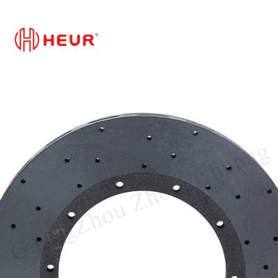 Cina Dischi ceramici in carbonio per freni HEUR Porsche 992 GT3RS (upgrade) - 380x32mm set posteriore in vendita