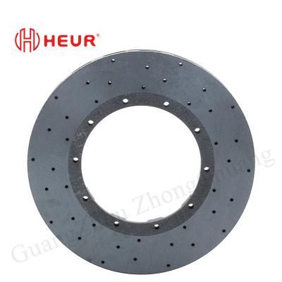 Cina Dischi ceramici in carbonio per freni HEUR Porsche 992 GT3RS (upgrade) - 380x32mm set posteriore in vendita