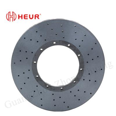 Cina Dischi ceramici di carbonio per freni HEUR per Porsche 718 GT4RS (sostituzione) - Set posteriore 400x32 mm in vendita