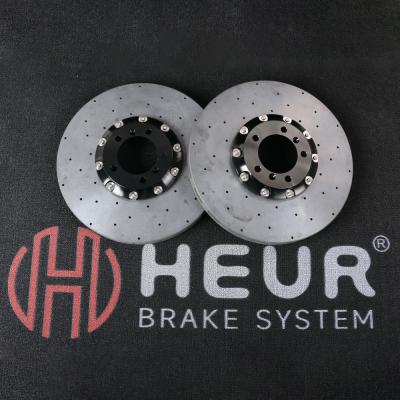 China HEUR Carbon Ceramic Brake Disc Upgrade F Set 420*40mm Voor AUDI Rs3 Rs7 A3 C7 S7 Te koop