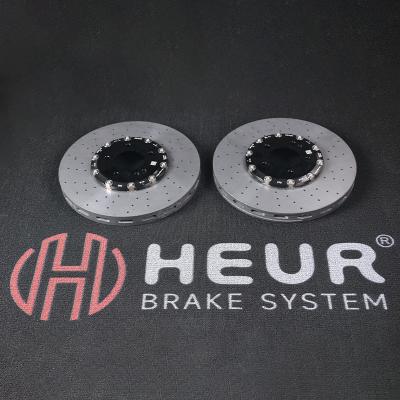 Cina Dischi ceramici a carbonio per freni HEUR per Tesla modello X - 400x38mm Set anteriore in vendita