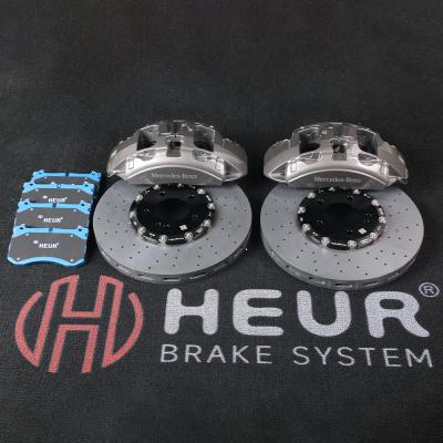Cina Dischi ceramici a carbonio per freni HEUR per Tesla modello X - 400x38mm Set anteriore in vendita