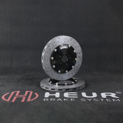 Cina 405*34mm Mercedes Benz Freni in ceramica al carbonio, Dischi di freno leggeri Refit in vendita