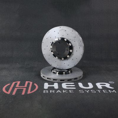 Cina Peso leggero Porsche Carbon Ceramic Freni 420*40mm Personalizzati per Taycan 992 in vendita