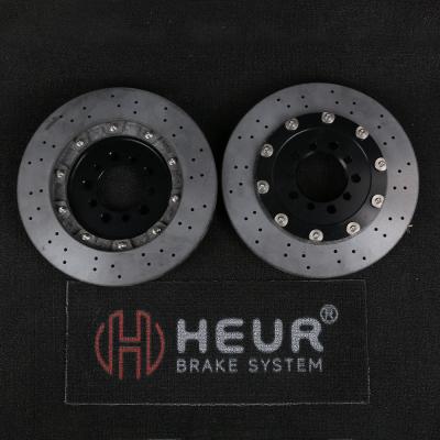 Cina 330mm di resistenza alla corrosione Anteriore Set Disco di freno in ceramica di carbonio per Benz W126 in vendita