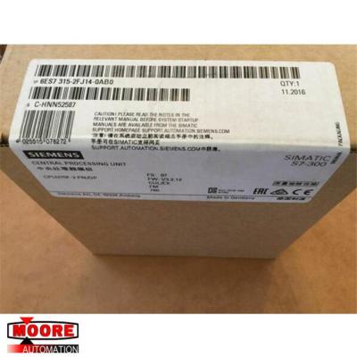 China 6ES7315-2FJ14-0AB0 6ES7 315-2FJ14-0AB0 Siemens Central Processing Unit With 512 KB Work Memory for sale