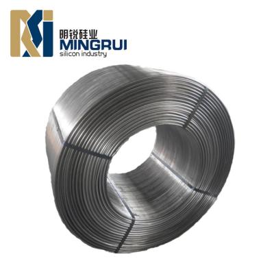 Cina Caffè CaSiBa Ca28 di Grey Alloy Cored Wire CaAl della fonderia a Ca35 in vendita