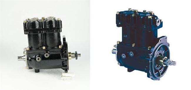 Factory Price OEM Me150355 Truck Twin Cylinder Diesel Engine Air Brake Compressor for Mitsubishi Fuso Trucks 6D22 Engine