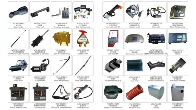 Wholesale Price Customized Good Quality (HW70 HW76 HW79) HOWO Truck Cabin