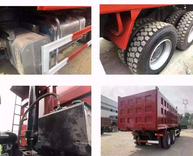 Used 6X4 Shacman and HOWO Dump Truck 10 Wheels Second Hand Tipper Truck for Sale