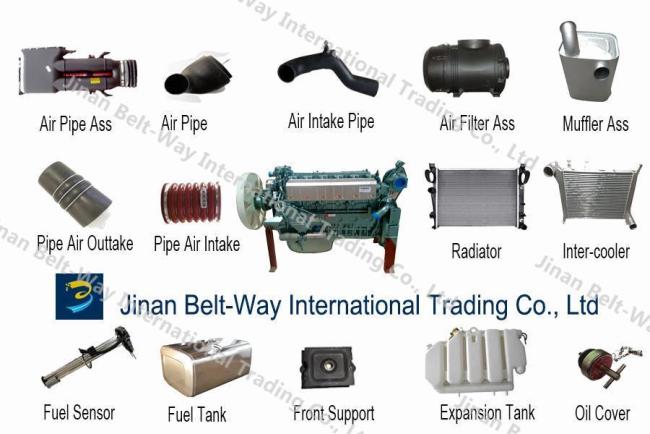 Sinotruk HOWO Parts Truck Parts Truck Spare Parts Intercooler Air Intake Pipe Wg9725530070-1