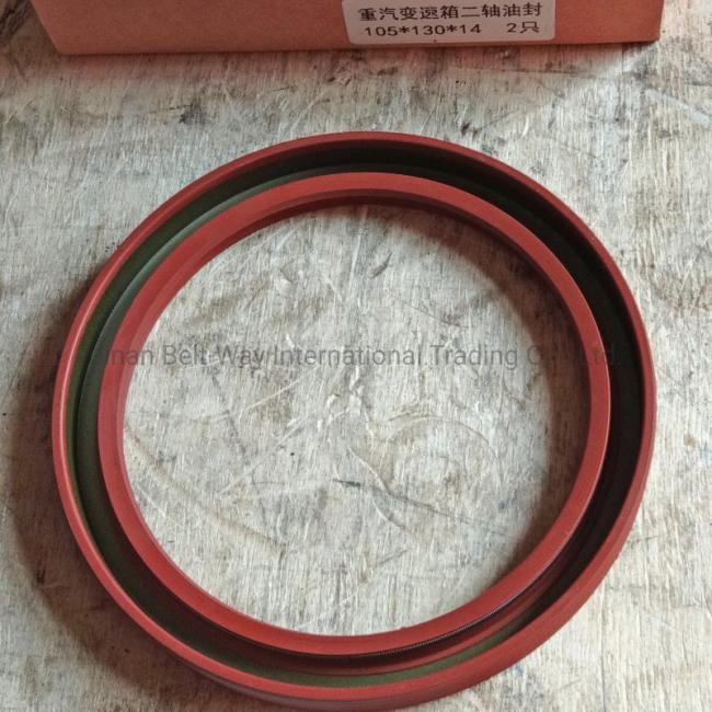 105X130X14 Sinotruk HOWO Gearbox Output Shaft Oil Seal Az9003070105