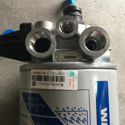 Cina Certificazione GS Sinotruk HOWO Parts Hoka Truck Brake System Air Dryer WG9000360521 in vendita