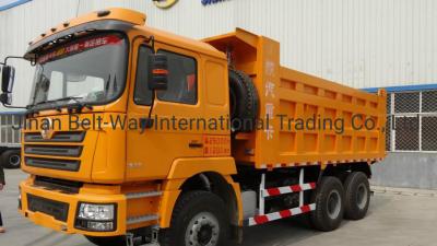 Cina Shacman F2000 F3000 Euro2 Camione usato per ribaltare con pneumatici senza tubi e dopo lo scarico in vendita