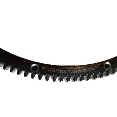 China Sinotruk Motor Parts Flywheel Ring Gear 612600020208 Steering Transmission Solution Te koop