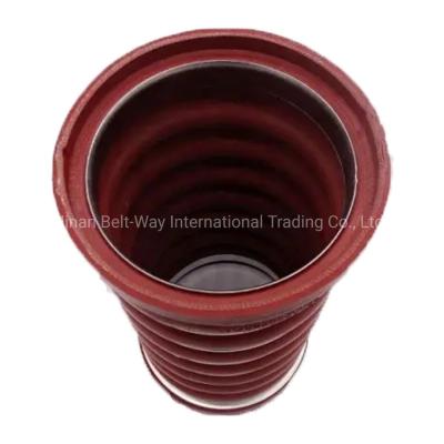 China Red HOWO Truck Parts Intercooler Hose Wg9925530058 para suporte online do motor Sinotruk à venda