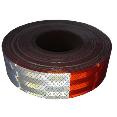 China Safety DOT C2 Micro Prismatic Conspicuity Reflective Safety Tape For Car Truck for sale