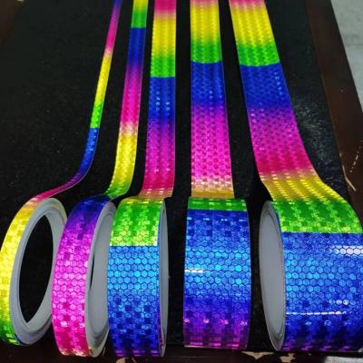 China Warning Stripe Car Bicycle Motorcycle Reflector Reflective Sticker Adhesive Tape for sale