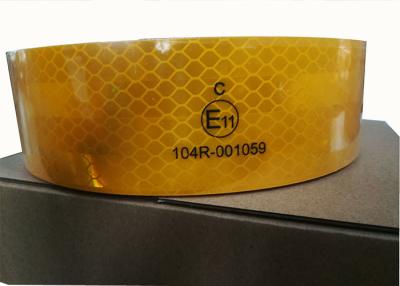 China Colored Ece 104 Reflective Tape Commercial Vehicles , Emergency Vehicle Reflective Tape Roll for sale