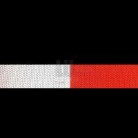 China Pressure Sensitive Adhesive Dot C2 Reflective Tape, White & Red Color for sale