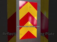 Aluminium Achtermarkering Reflectieve Sticker Plaat Hoog zichtbare bumper stickers voor auto
