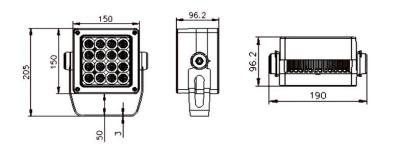 中国 24W庭のための屋外LEDの洪水ライト防水100lm/W-120lm/W 販売のため