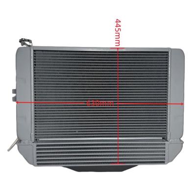 China Vorkliftonderdelen K9DH2-10101LD Hydraulische radiator voor HELI CPCD30 Grijs Te koop