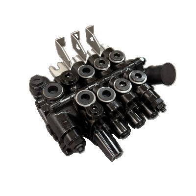 China 4-Spool Hydraulic Multi-Way Valve for HANGCHA 3-Ton Electric Forklift with High-Strength Cast Iron Construction for sale